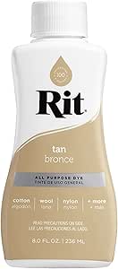 Amazon.com: Rit All-Purpose Liquid Dye, Tan