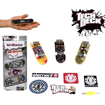 Amazon.com: Tech Deck 3 pack: Random Colors + Stickers: Toys & Games