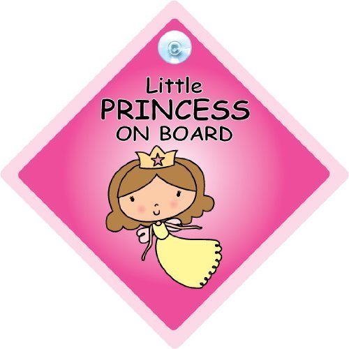 Amazon.com: BABY iwantthatsign.com Little Princess On Board, Princess ...