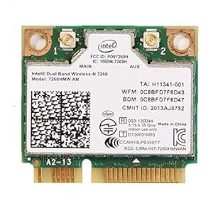 Intel Dual Band Wireless-AC 7260 2x2 Network Plus Bluetooth Adapter (7260.HMWWB.R): Amazon.ca ...