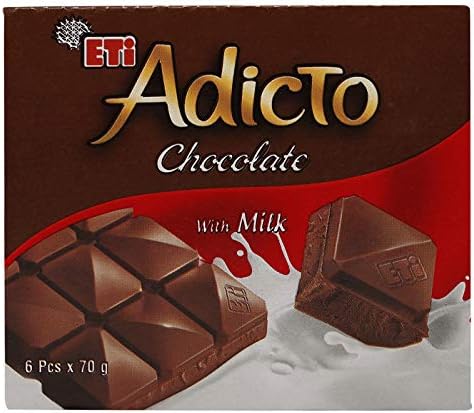 Eti Adicto Milk Chocolate, 70 g price in Saudi Arabia | Amazon Saudi ...