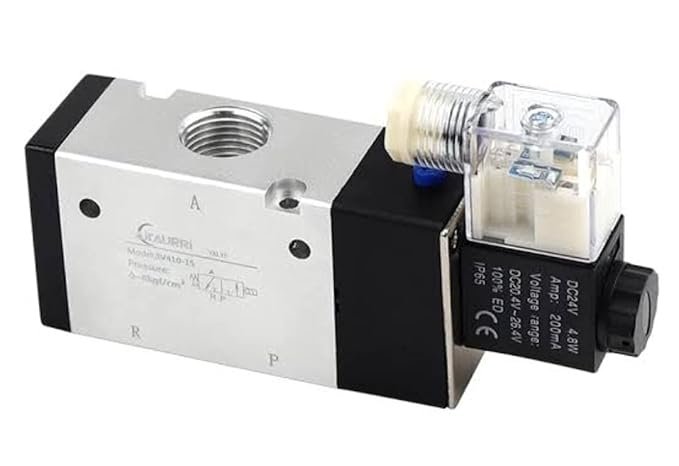 DC 12V Pneumatic Electromagnetic Solenoid Valve 3 Way 2 Position (1/4 Inch) : Amazon.in ...