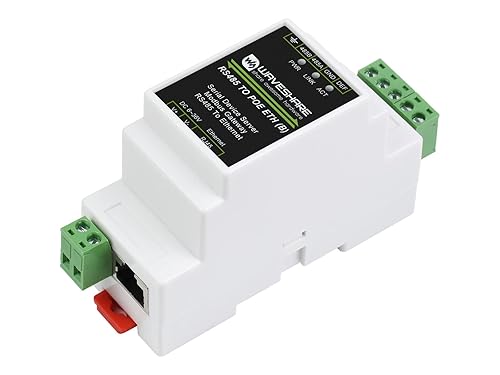 Industrial Serial Server RS485 to RJ45 Ethernet Module with POE ...