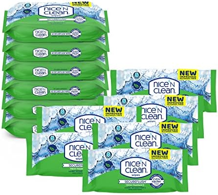 Nice 'N CLEAN SecureFlush Fragranced Moist Toilet Tissue Wipes with ...