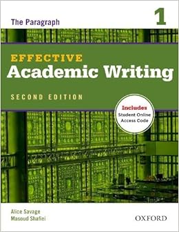 Amazon | Effective Academic Writing: The Paragraph, Level 1 (Effective ...