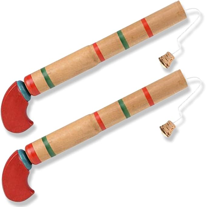 Amazon.com: ArtCreativity Wooden Pop Guns for Kids, Set of 2, Classic ...