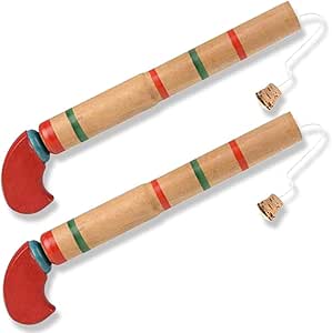 Amazon.com: ArtCreativity Wooden Pop Guns for Kids, Set of 2, Classic ...