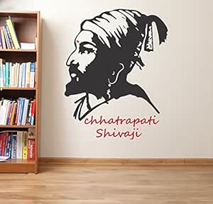 Wallstick 45-05 Vinyl Chhatrapati Shivaji Wall Sticker (Multicolour, 49 ...