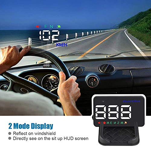 Buy TekkPerry HUD GPS Head Up Display, Universal Speedometer Speed ...
