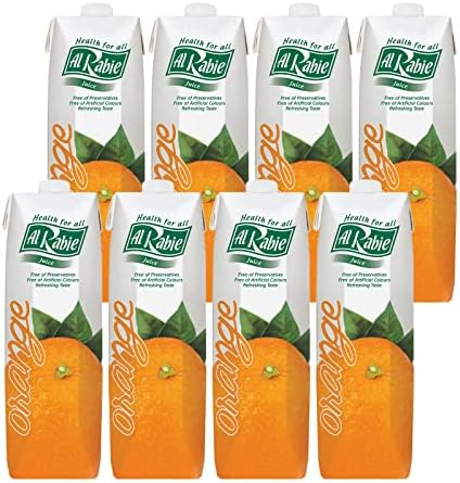 سعر Al Rabie Orange Juice, 1 ltr - Pack of 8 فى السعودية | بواسطة ...
