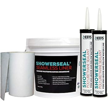 KBRS Waterproofing Pack #1 Shower Installation Kit Includes: Liquid ...