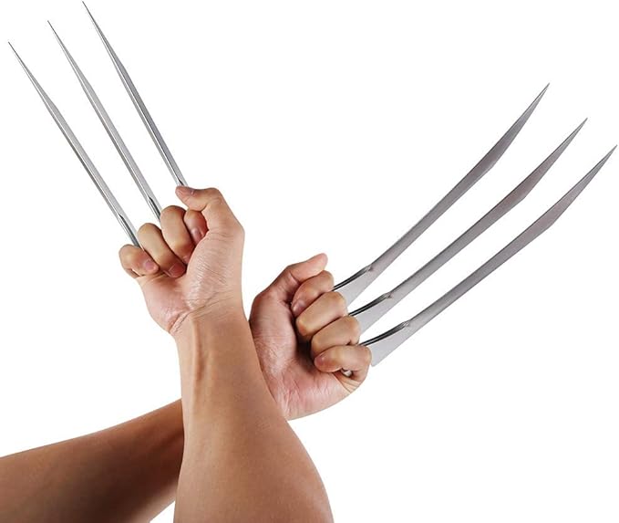 Amazon.com: Wolverine Claws Realistic Plastic Cosplay Costume Props ...