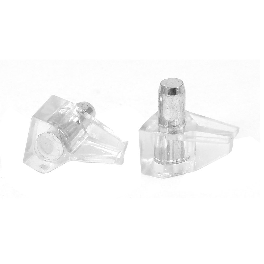 Morsetti sourcing map 5mm metallo a Peg perno in plastica trasparente ...