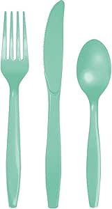 Amazon.com: Creative Converting 216-Count Plastic Cutlery Assortment ...