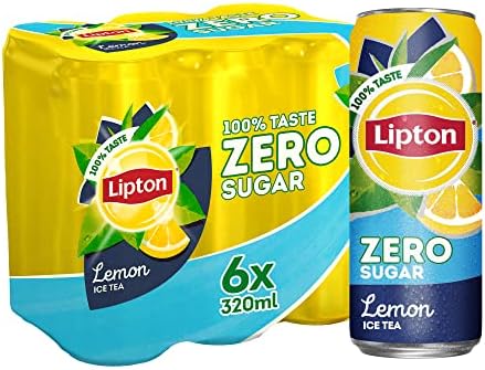 Lipton Ice Tea Lipton Zero Sugar, Lemon Iced Tea, 320 ml x 6 price in ...
