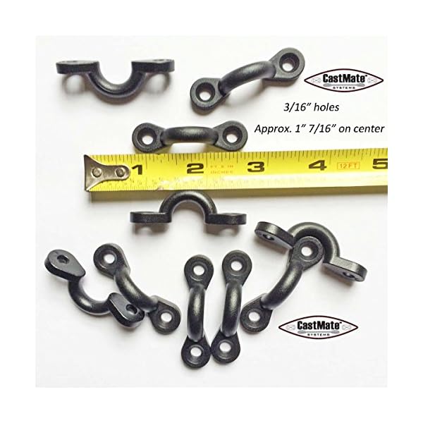 Nylon Deck Loop, Pad Eye, Tie Down 3/8" Opening for Kayaks and Canoes ...