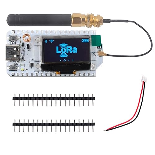 DIYmalls 915 ESP32 LoRa OLED Board V3 Type-C SX1262 + 915MHz LoRa ...