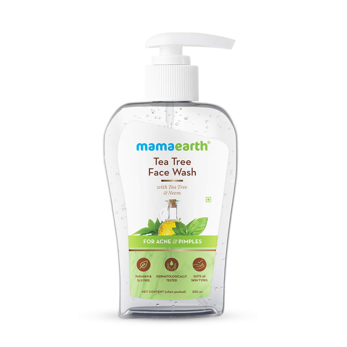 Mamaearth Tea Tree Face Wash With Neem For Acne Pimples 250ml mamaearth-tea-tree-face-wash-with-neem-for-acne-pimples-250ml