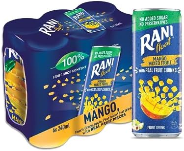 Rani Float Mango, No Added Sugar, 100% Fruit Juice, 240ml (Pack of 6 ...