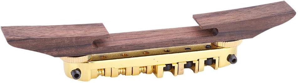 6 String Guitar Bridge Adjustable Archtop Bridge Rosewood Base Bridge ...