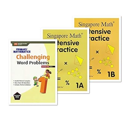 Singapore Math Grade 1 Books Set with Intensive Nepal | Ubuy