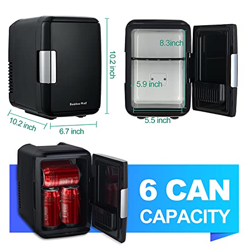 Mini Fridge, 5 Liter Can 110-220V AC 9-12V DC Portable Small Cooler and ...