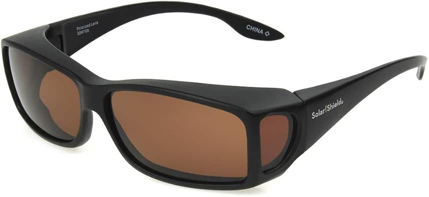 Amazon.com: Dioptics Solar Shield-Manchester Polarized Rectangular Fits ...