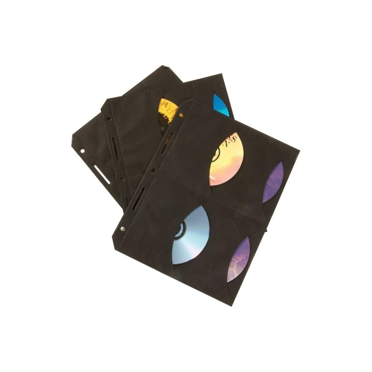 Case Logic DVB-200 200 CD/DVD and 92 Liner Note Capacity (Black) - Epic ...