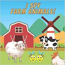 I Spy Farm Animals: Fun Educational Guessing Game For Children Little ...