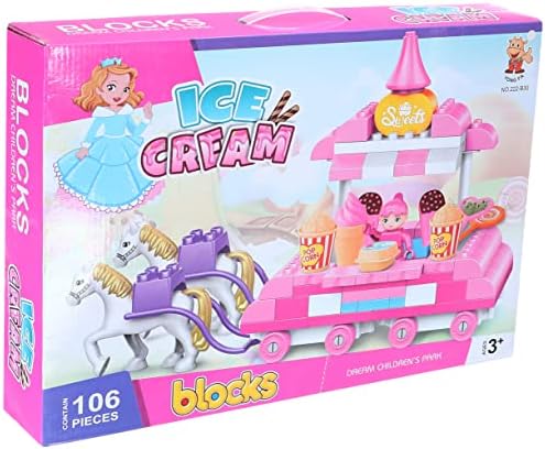 Yong Fa Ice Cream Shop Shaped Building Blocks - 106 Pieces price in ...