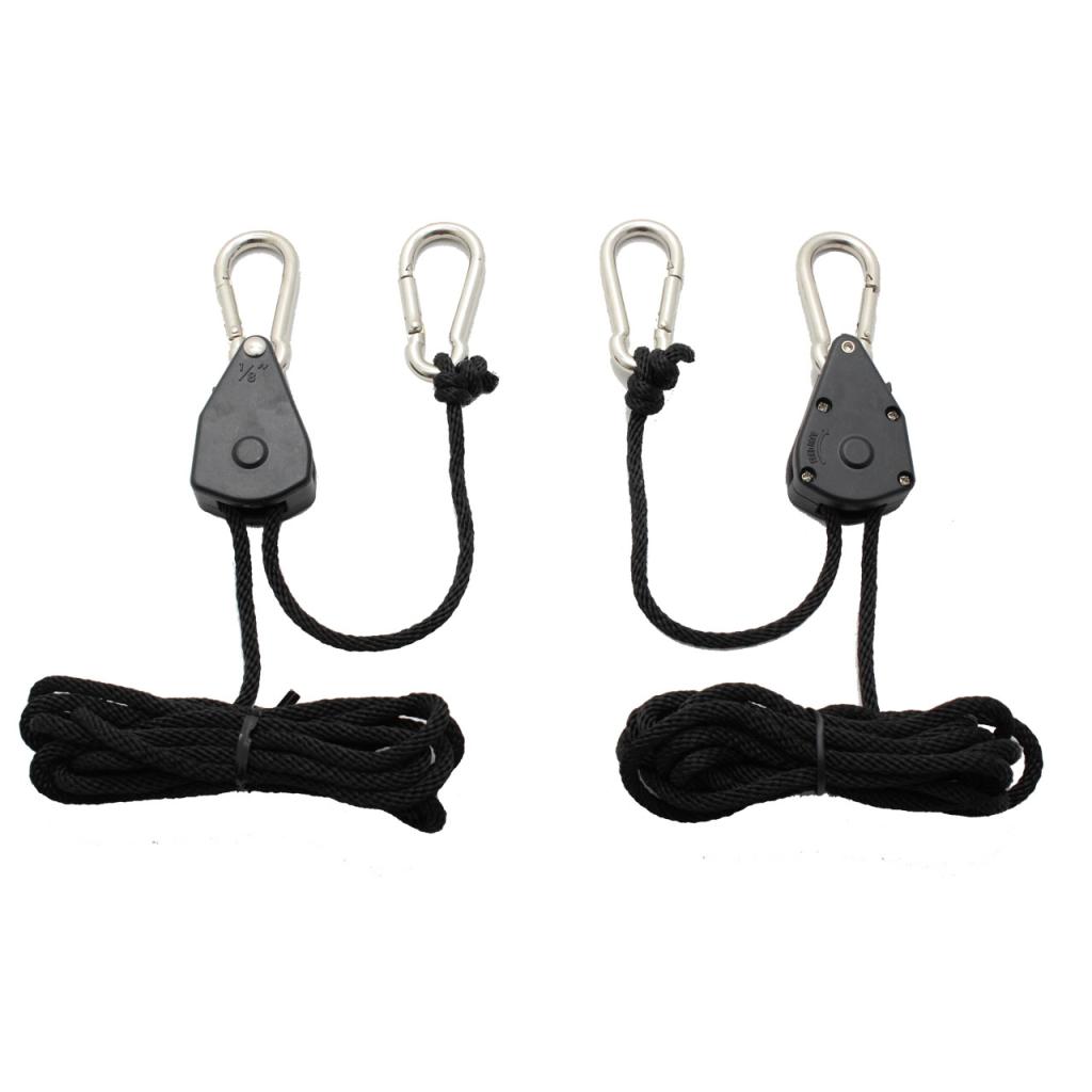 iPower 1/8 Inch 8-Feet Long Heavy Duty Adjustable Rope Clip Hanger ...