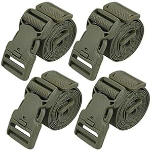 Amazon.com: MAGARROW 65" × 1.5" Utility Straps with Buckle Adjustable ...