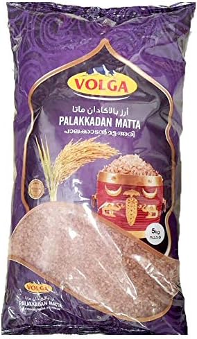 Volga Palakkadan Matta Rice, 5 Kg: Buy Online at Best Price in UAE ...
