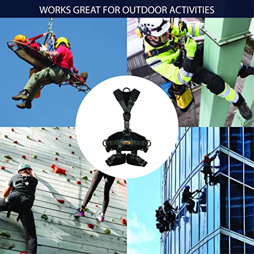 Rappelling Equipment Full Body Harness Fusion Climb Tac-Rescue ...