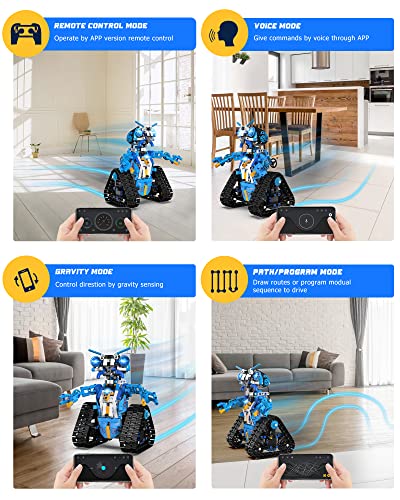 Henoda STEM Projects for Kids Ages 8-12, 3 in 1 APP Remote Control Car ...