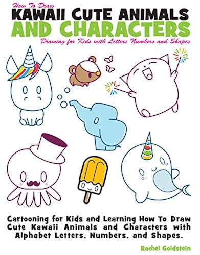 How to Draw Kawaii Cute Animals and Characters : Drawing for Kids with ...
