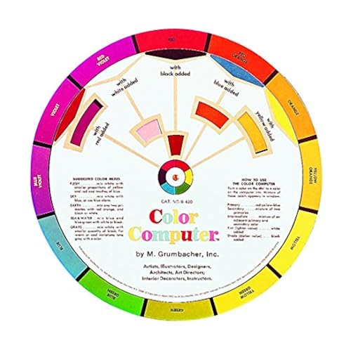 Grumbacher Computer Color Wheel, 8" dia. in Dubai - UAE | Whizz Paints