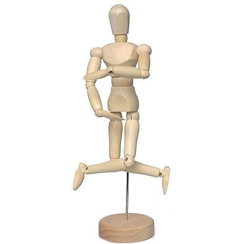 Artist Wooden Manikin Mannequin Sketching Lay Figure Drawing Model Aid ...