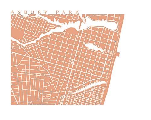 Amazon.com: Asbury Park Map Print : Handmade Products