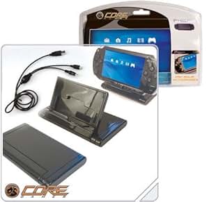 Amazon.com: Core Gamer PSP-00757 PSP Flip Stand & 2 in 1 USB Cradle ...
