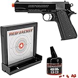 Red Jacket M1911 6mm Airsoft Spring Pistol Target Pack (Color: Black ...