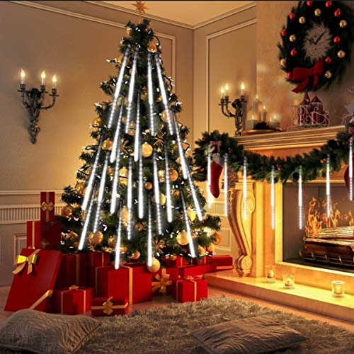 Number-one Meteor Shower Lights, LED Falling Rain Lights 30cm 8 Tube ...