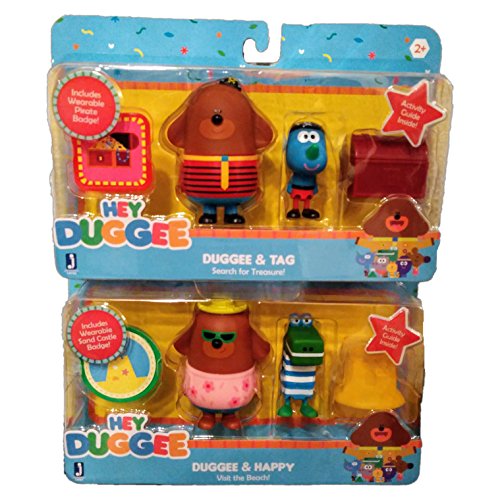 Buy Hey Duggee Figure Bundle -- 2 items: Duggee & Happy beach figures ...