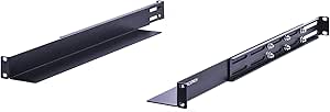 Amazon.com: RackPath 1U 4-Post Server Rack Rail, 20.2-32 Inch ...