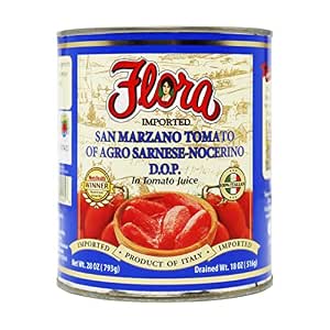Amazon.com : Tomatoes San Marzano DOP by Flora Foods (28 oz.) - 12 pack ...