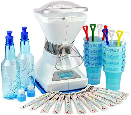 Little Snowie Max Snow Cone Machine - Premium Shaved Ice Maker, With ...