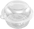 Amazon.com: 100 Pack Plastic Single Individual Cupcake Muffin Dome ...