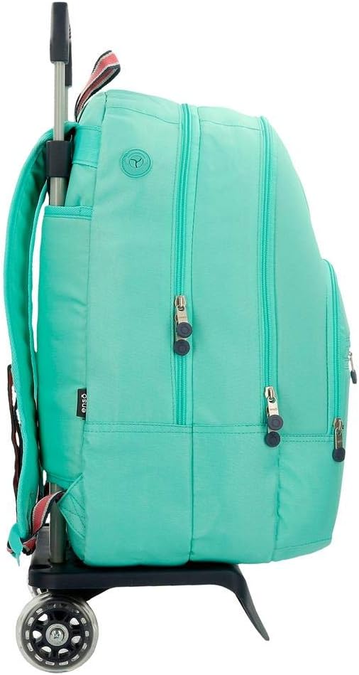 Enso Basic Double compartment Backpack with trolley Green 32x46x17 cms ...