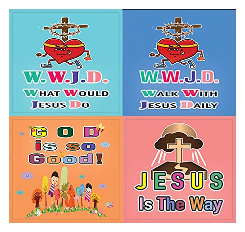 Religious WWJD Stickers for Kids Boys Girls (10-sheets) - Child of God ...