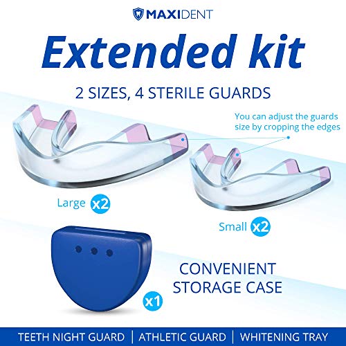 Maxident Mouthguard - Advanced Dental Guards - Moldable Night Guard for ...
